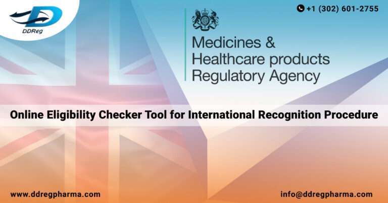 MHRA IRP Online Eligibility Checker Tool - DDReg pharma